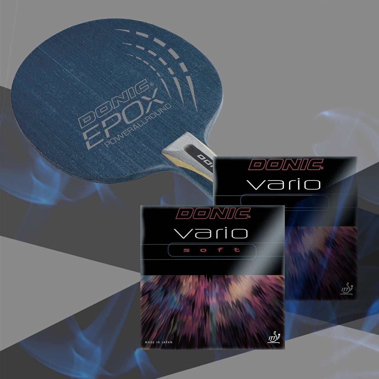 Bundle - DONIC EPOX POWERALLROUND / VARIO SOFT